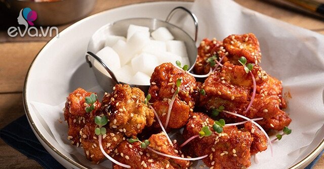 Gà Mỹ chiên xốt Hàn, vị ngon lan tỏa, cả nhà thích mê