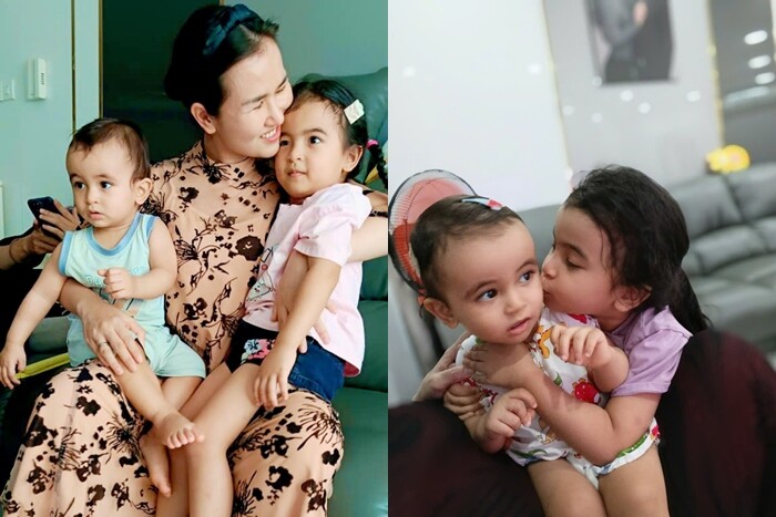 2 con lai Ấn Độ của Võ Hạ Trâm mặt giống hệt bố nhưng tính trái ngược ...