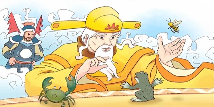 Truyện cổ tích: Cóc kiện trời