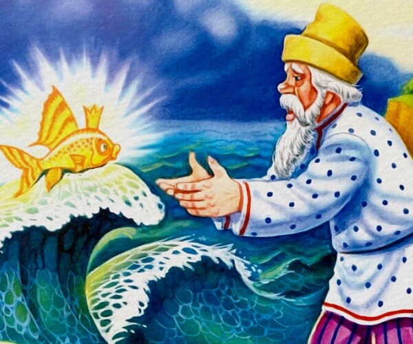 Truyện cổ tích: Ông lão đánh cá và con cá vàng