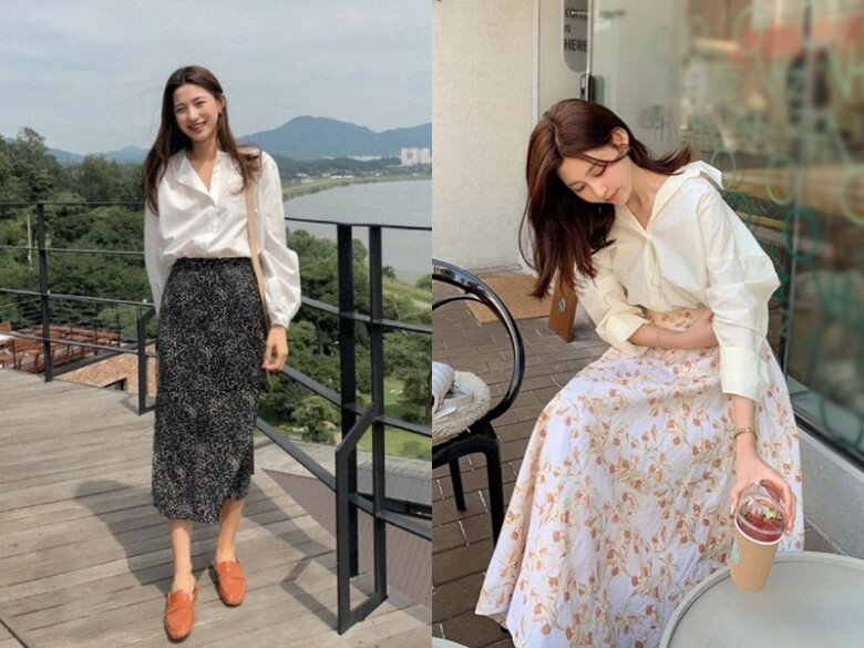 Đừng chỉ mãi diện sơ mi trắng với quần jeans, loạt váy dài này mới là ...