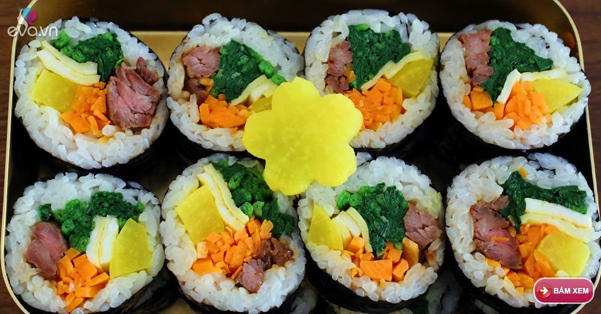 Cách làm kimbap ngon kiểu Hàn Quốc đơn giản ngay tại nhà