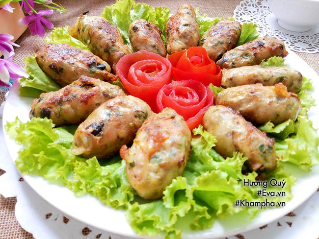 Cách làm chả ốc bươu cuốn mỡ chài, lạ miệng đậm đà khó quên