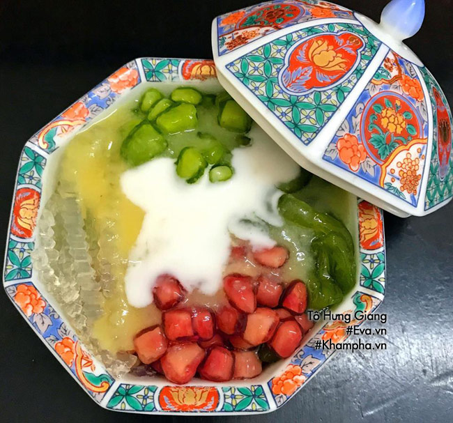 Cách làm chè sương sa hạt lựu ngon mắt đã miệng giải nhiệt trưa hè