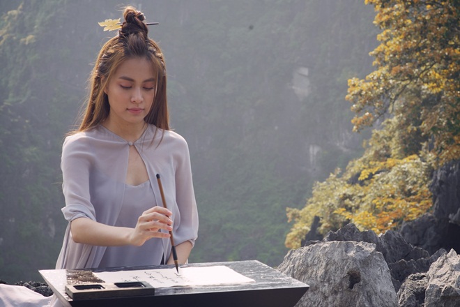 Ngẩn ngơ trước ảnh đẹp của Hoàng Thùy Linh, Quang Vinh ở Vạn lý trường ...