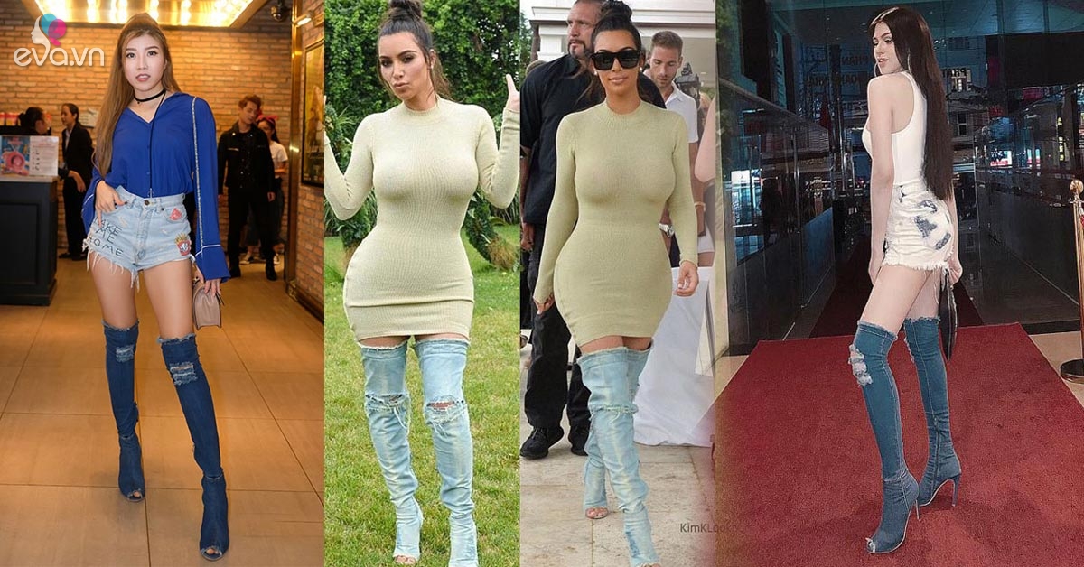 Boot denim bị chê tả tơi của Kim Kardashian lại hot bất ngờ tại các ...
