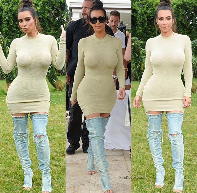 Boot denim bị chê tả tơi của Kim Kardashian lại hot bất ngờ tại các ...
