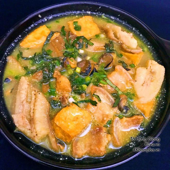 Ốc nấu chuối đậu giòn dai, không tanh cực đơn giản
