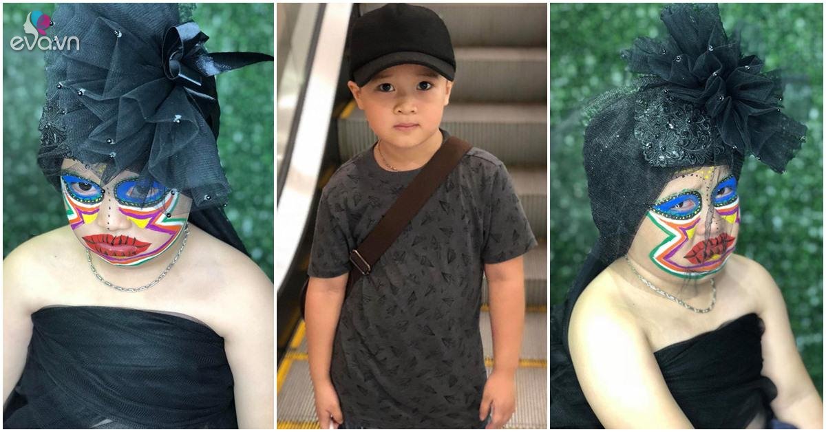 Có mẹ là thợ make-up, bé trai tưởng sẽ đẹp như soái ca ai ngờ khóc thét ...