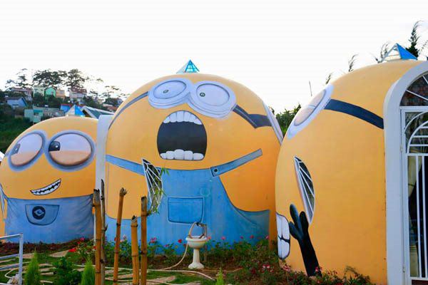 Xuất hiện khu homestay minion khổng lồ tại Đà Lạt khiến giới trẻ nhiệt ...
