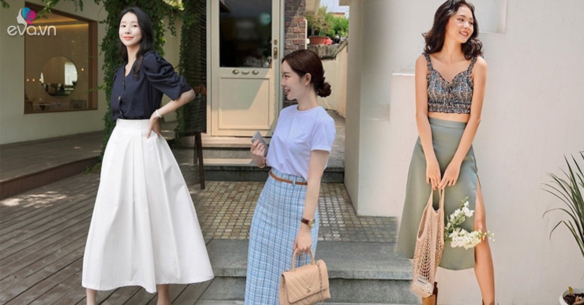 4 kiểu áo rất hợp để phối cùng chân váy lửng