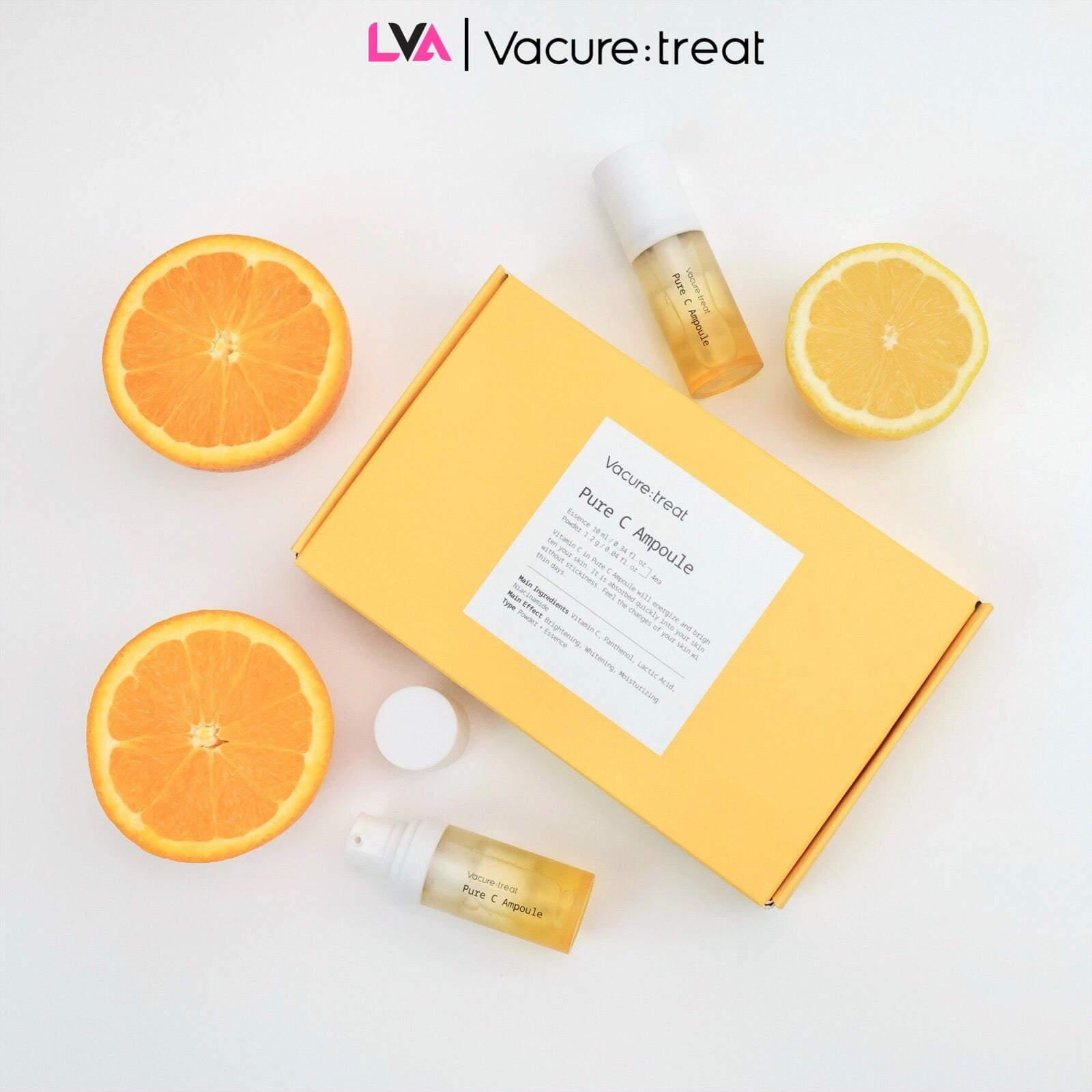 Sản phẩm dưỡng sáng, làm bật tông da Vacure:treat Pure C Ampoule