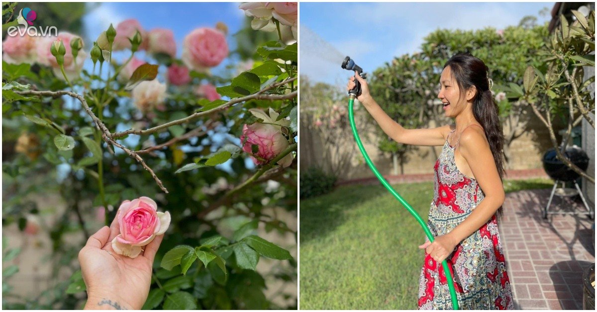 Kim Hiền sang Mỹ sống yên bình với chồng con, khoe biệt thự sân vườn ...