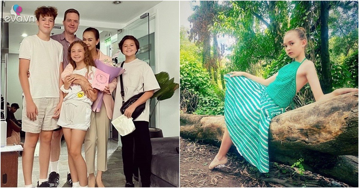 3 con lai cực phẩm của cựu người mẫu Ngọc Nga khiến ai cũng xuýt xoa, nhất là cô con gái