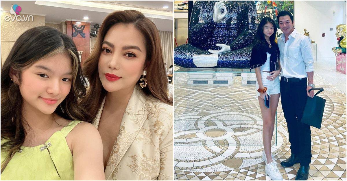 Mỹ nhân Hương Ga U51 làm mẹ đơn thân giàu xinh, con gái càng lớn càng giống bố, hot nhất nhì ...