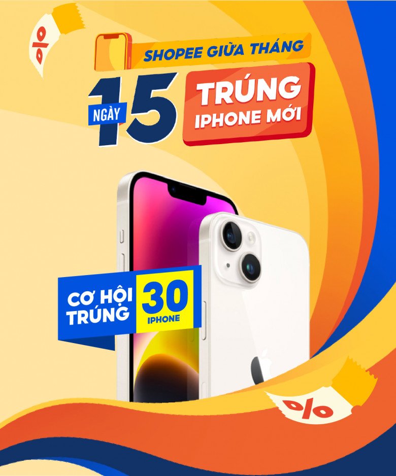 15.7 chốt đơn loạt deal độc quyền chỉ từ 150.000 đồng, rinh quà khủng 30 iPhone mới toanh từ ...