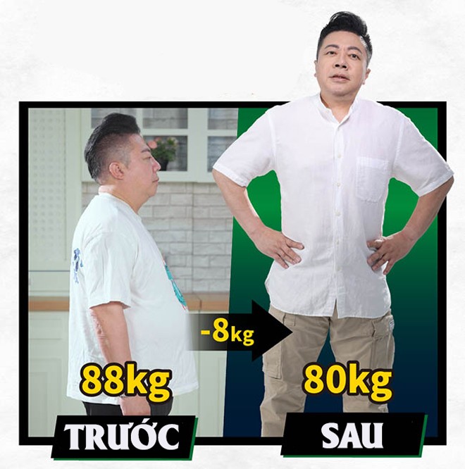 Bỏ loại đồ uống gây tăng cân như uống dầu, nam MC từng nặng 90kg, đi bộ ...