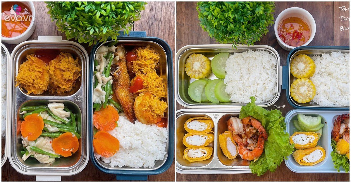9X gợi ý cơm mang đi làm cả tháng nhìn hộp nào cũng ngon, ai bí ý tưởng ...