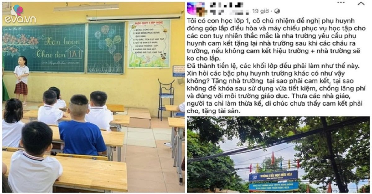 Vụ phụ huynh Hà Nội tố trường ép tự nguyện tặng điều hòa: Phòng GD&ĐT ...