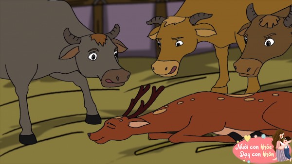 Truyện cổ tích: Con hươu trong chuồng bò