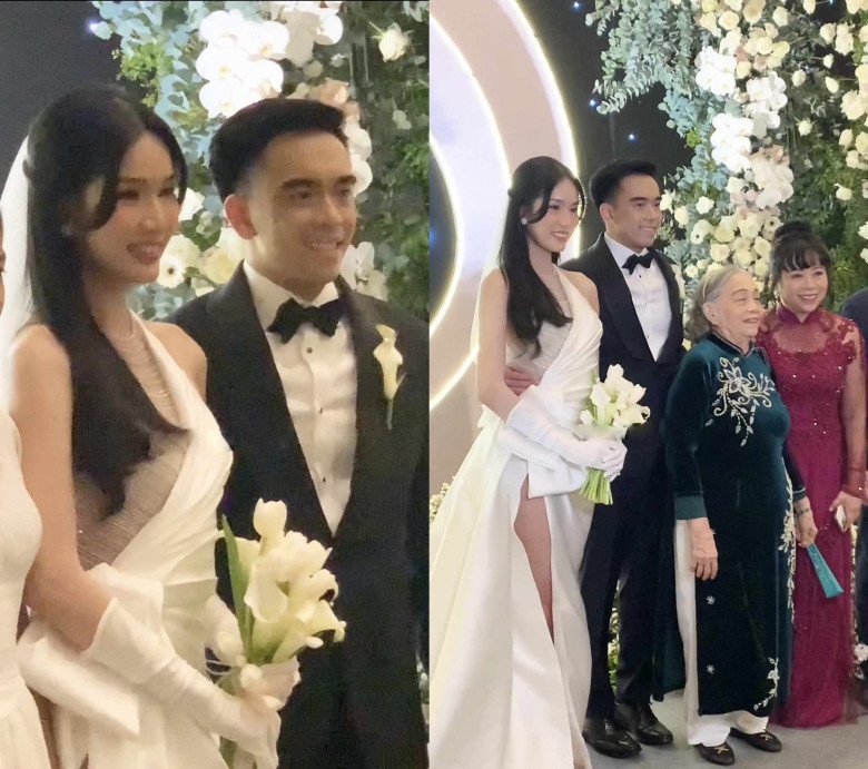 Đám cưới Á hậu Phương Anh với chồng Tiến sĩ: Nhan sắc cô dâu qua cam thường thành tâm điểm