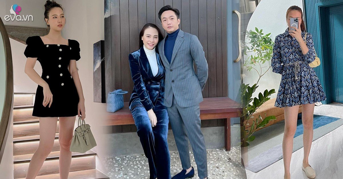 Cao hơn chồng 13cm, Đàm Thu Trang cất giày cao gót nhưng vẫn có chiêu hack dáng chuẩn sách giáo khoa