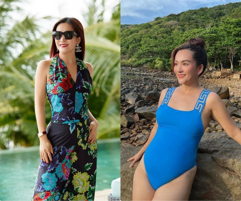 Chơi môn chân không chạm đất, bà xã hơn tuổi của Bình Minh gọt vòng 2 tròn lẳn thành thắt nút đẹp mê