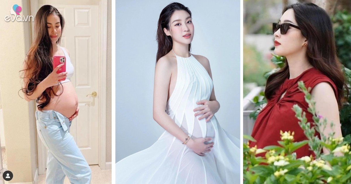 Khi các nàng Hậu mang thai: Đỗ Mỹ Linh, Phạm Hương sinh con mới khoe ảnh bầu, Đặng Thu Thảo còn ...
