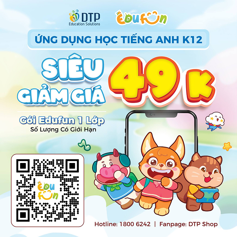 Ứng dụng học tiếng Anh Edufun: khởi đầu hành trình học tập sáng tạo và hiệu quả