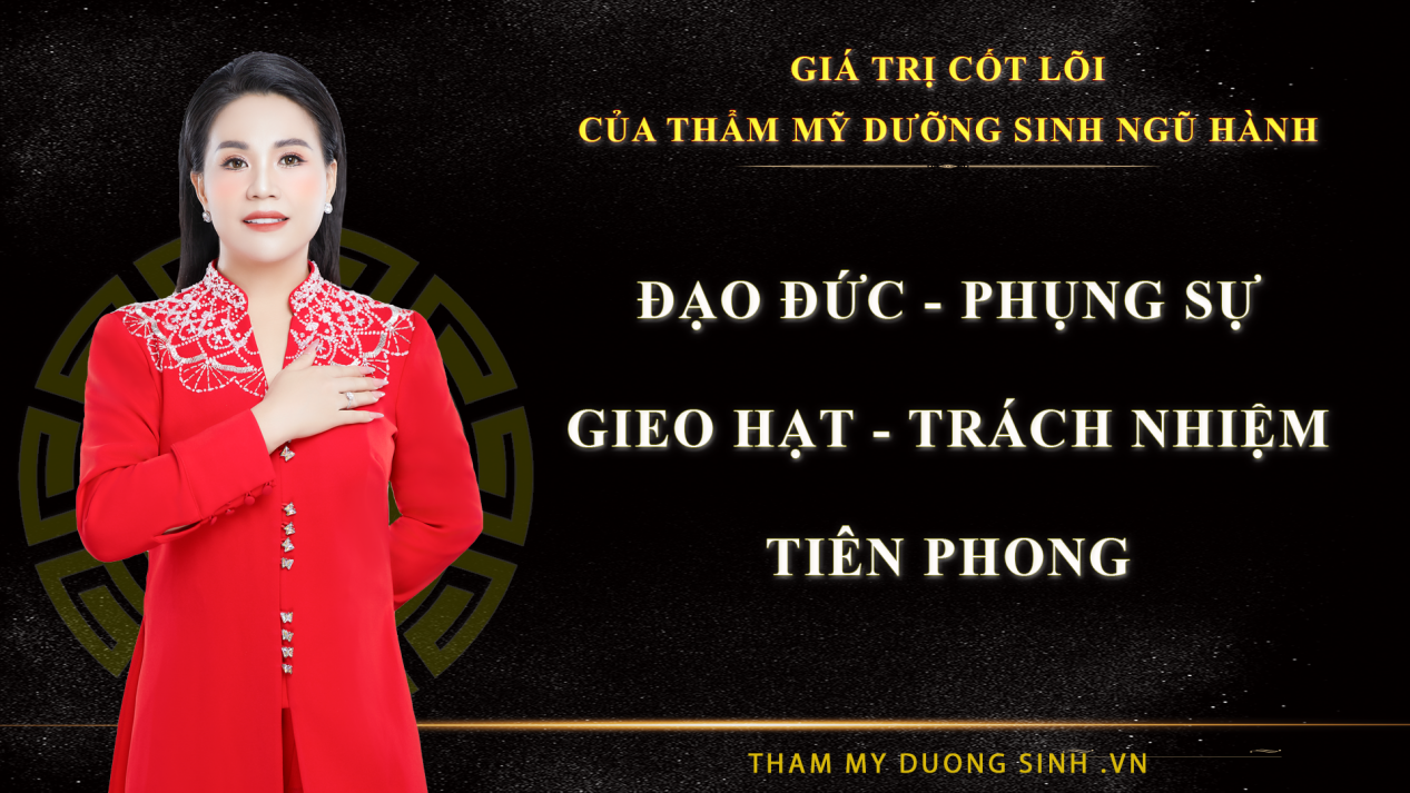 5 giá trị cốt lõi của Thẩm Mỹ Dưỡng Sinh Ngũ Hành – bệ phóng vững chắc ...