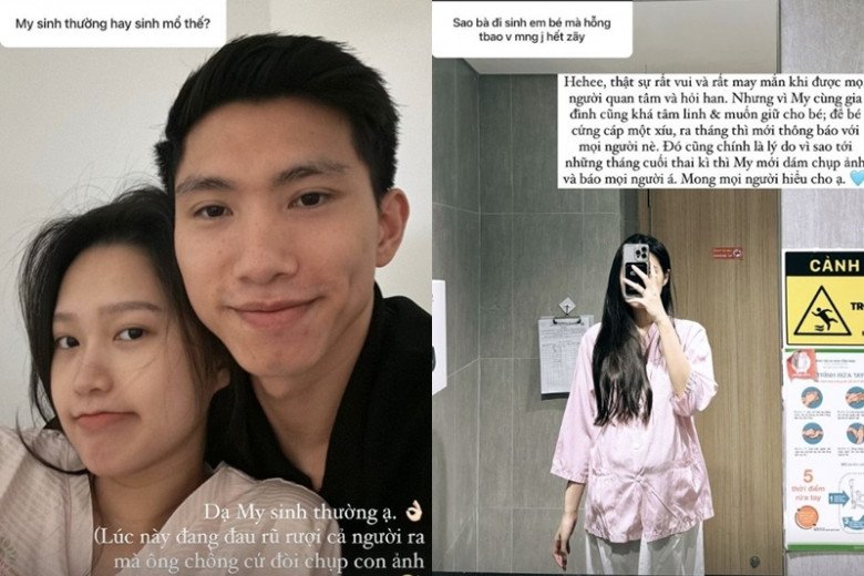 Nhan sắc vợ cầu thủ U23 khi vào phòng sinh: Doãn Hải My đau vẫn bị bắt chụp ảnh, Chu Thanh Huyền ...