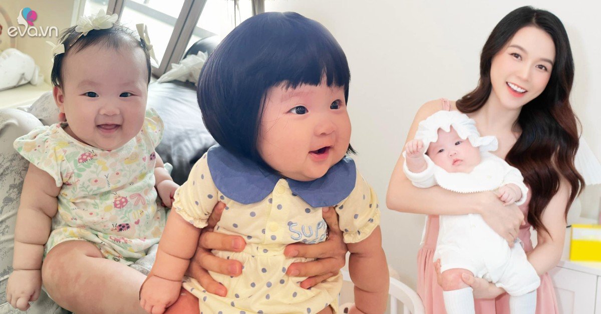 Ái nữ lai Hàn nhà Sam đội tóc giả làm điệu, gương mặt bụ sữa được mẹ ...