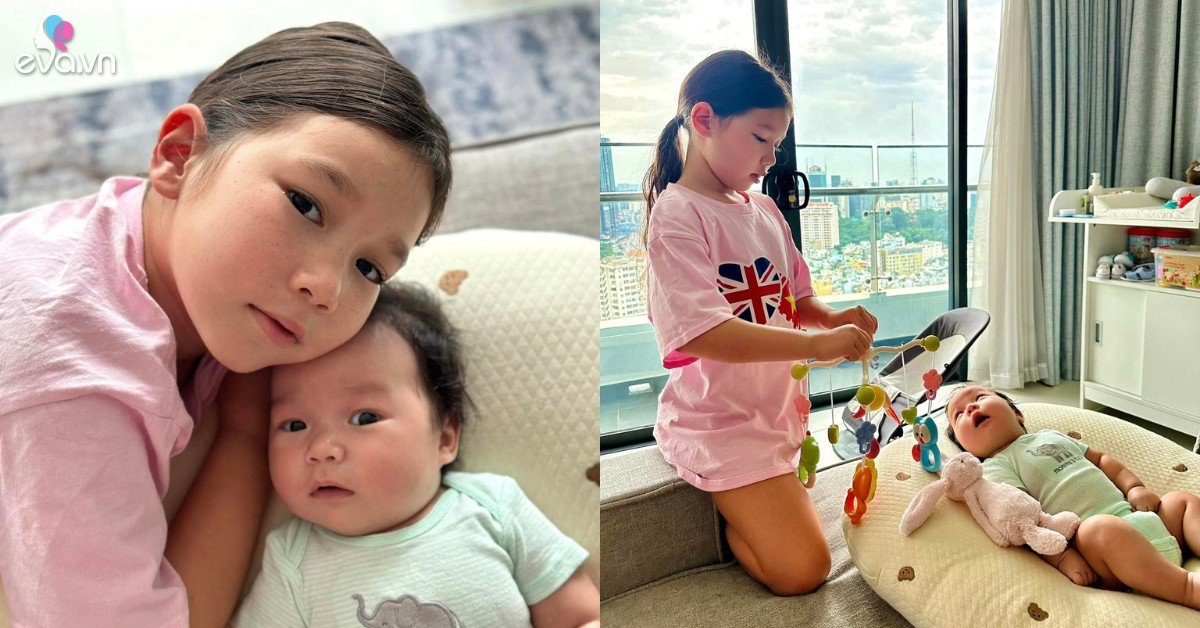 Siêu mẫu Hà Anh tấm tắc vì 2 con lai Tây giống nhau như khuôn đúc, Myla ...