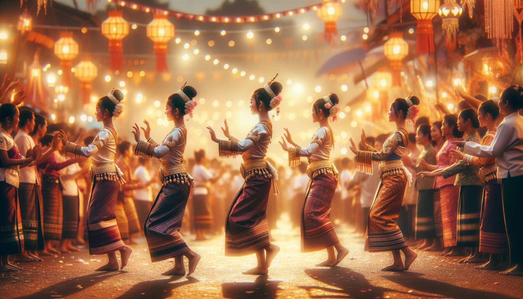 Truyện cổ tích: Sự tích điệu múa công nước Lào