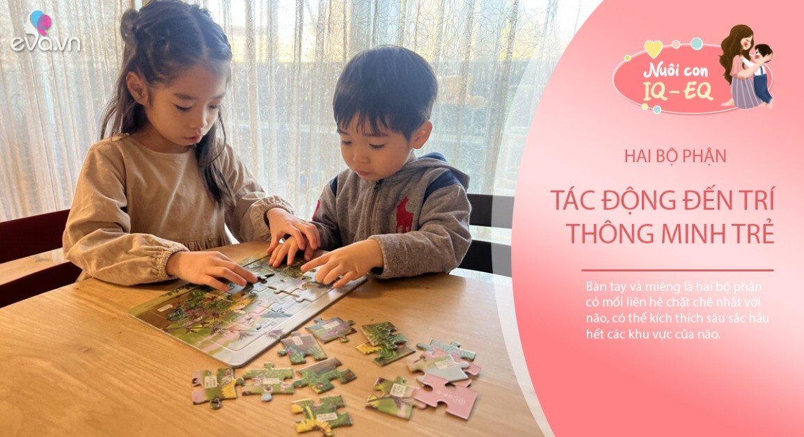 Trí thông minh của trẻ ẩn sâu trong 2 bộ phận cơ thể, học cách dùng ...