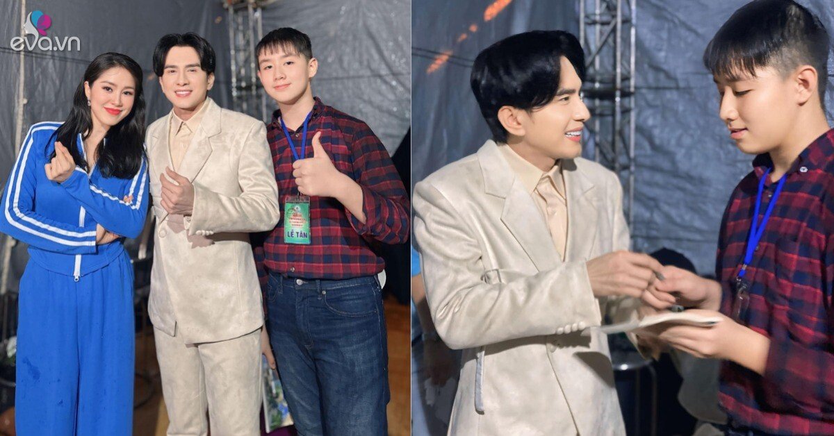 Quách Ngọc Ngoan 1m85, Lê Phương 1m7, con trai 12 tuổi vóc dáng cao lớn ...