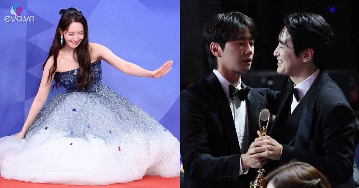 Giải Rồng Xanh 2025: Yoona vấp ngã đậm chất công chúa, 1 ngôi sao ngượng đỏ mặt vì nhận nhầm cúp