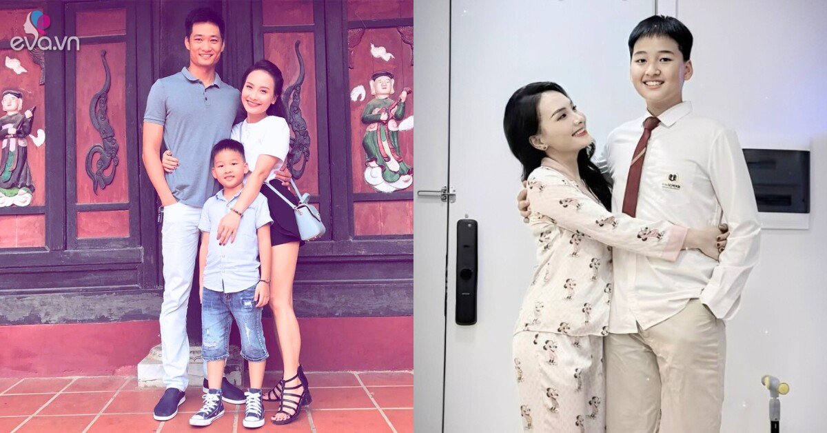 Thượng úy công an chuyên đóng phim VTV khoe con trai cao khổng lồ, quý tử trổ mã tuấn tú vượt xa ...