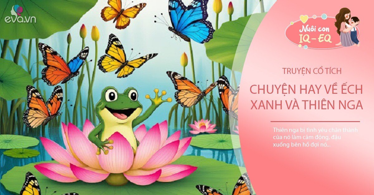 Truyện cổ tích: Ếch xanh và Thiên nga