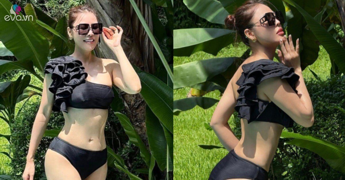 Á hậu mua giải 600 triệu diện bikini o ép vòng một căng tràn, sinh 3 con vẫn mê mặc thiếu vải ...