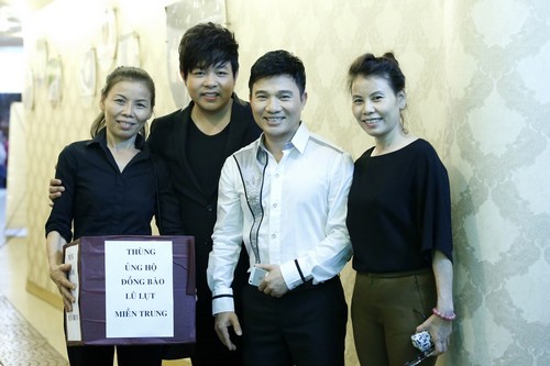 Hà Hồ, Lệ Quyên đồng lòng hướng về miền trung