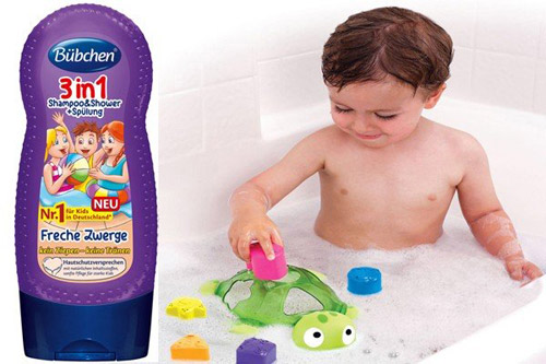 Đánh giá sữa tắm gội xả cho bé 3 in 1 Bubchen Kids