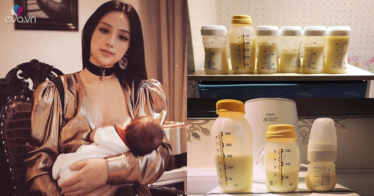 Huyền Baby khoe ảnh cho con bú "sang chảnh”, ai ngờ nhiều sữa đến "bác ...