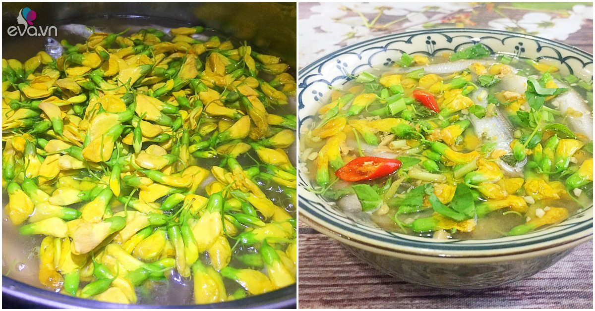 Canh chua cá linh bông điên điển dân dã mà ngon