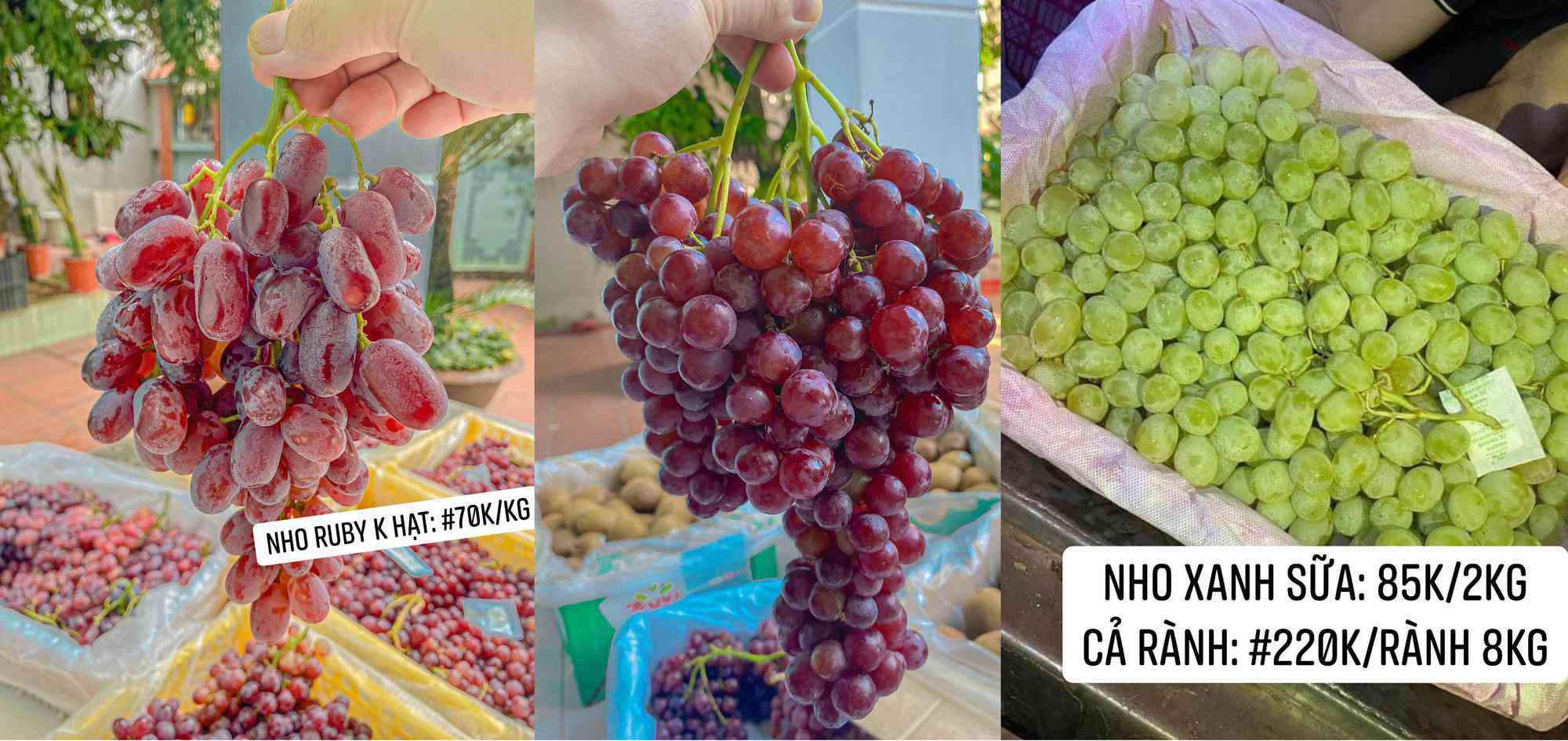 Thêm 2 loại nho Trung Quốc siêu giòn ngọt, giá chỉ từ 27.000 đồng/kg ...