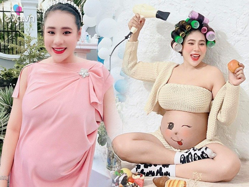 Khó Có Con Hồ Bích Trâm Vỡ òa Khi Mang Thai Con đầu Lòng Bầu 7 Tháng