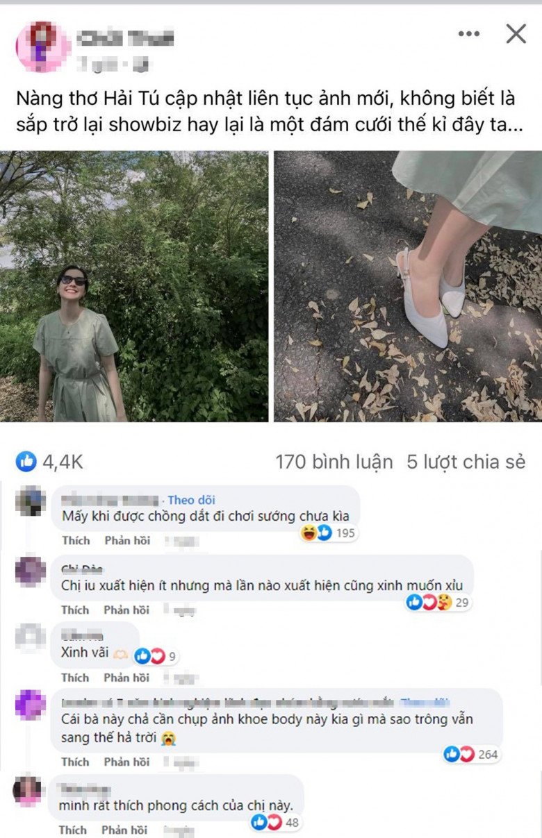 Hải Tú khoe ảnh mới được khen như cô dâu sắp lấy chồng, xỏ chân đôi giày bị nổ inbox hỏi mua