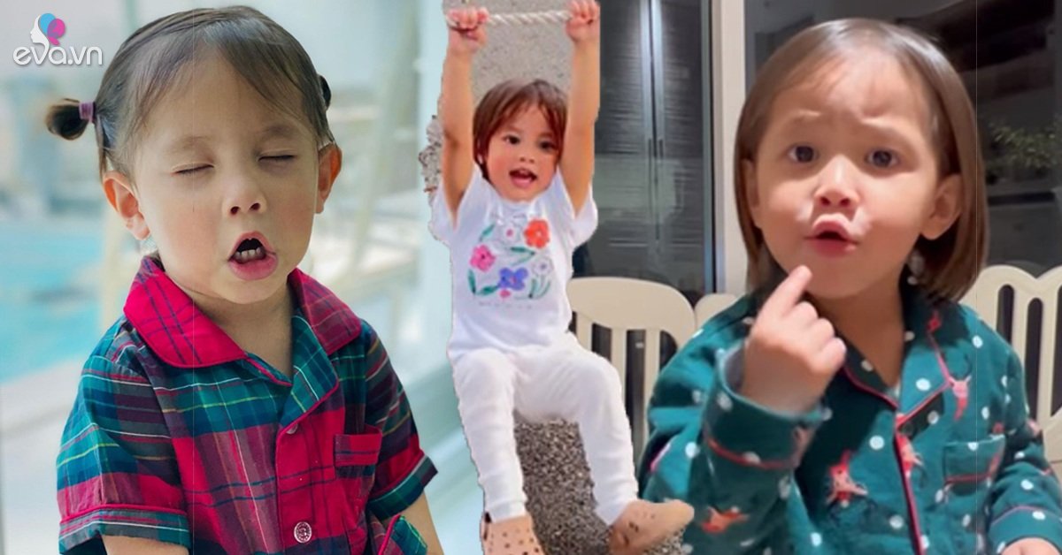 Lisa tóc loe hoe vài cọng nay đã dày dặn, càng lớn càng xinh vẫn bị nói ...