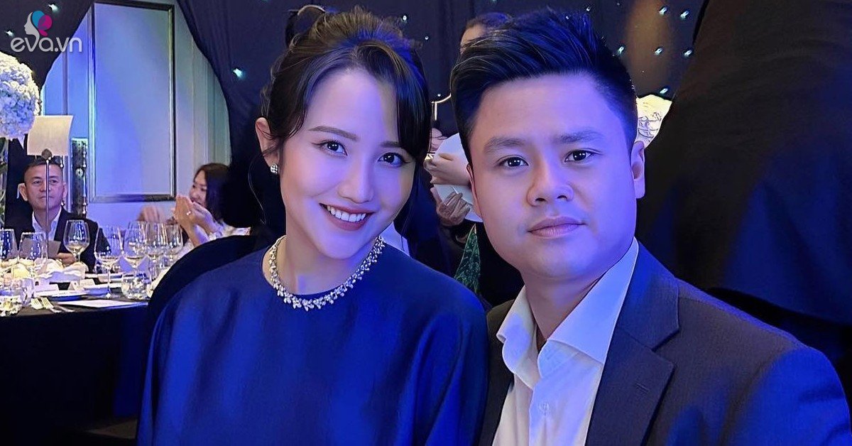 Primmy Trương xuất hiện bên chồng, diện đầm quý tộc nhưng đường cong ...