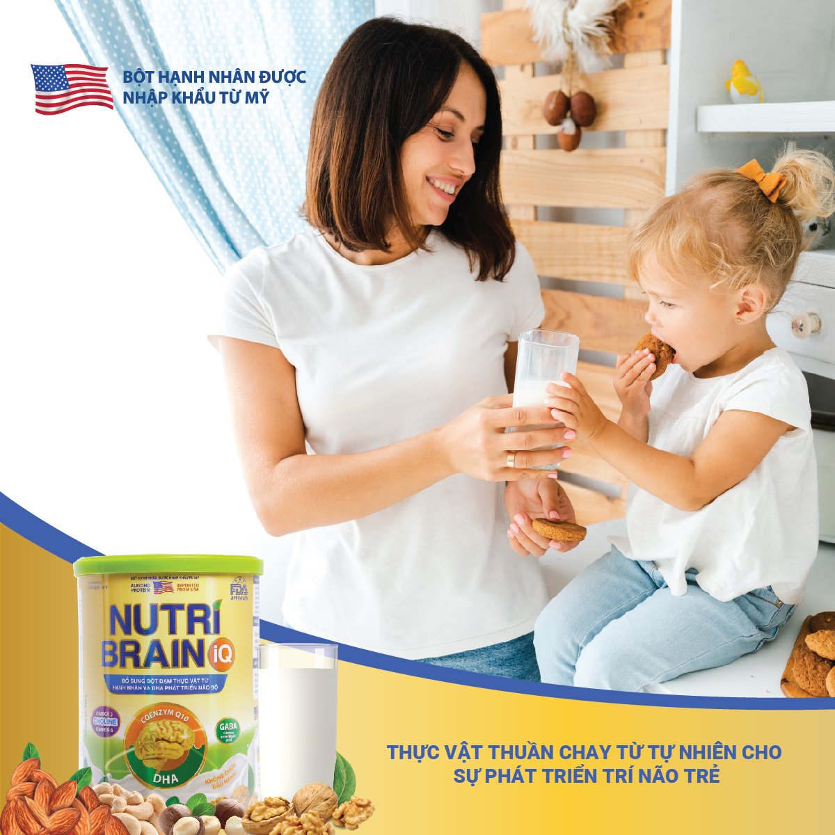 Ra mắt Nutri brain IQ - Sản phẩm dinh dưỡng 100% đạm thực vật, dinh dưỡng vàng cho trẻ em